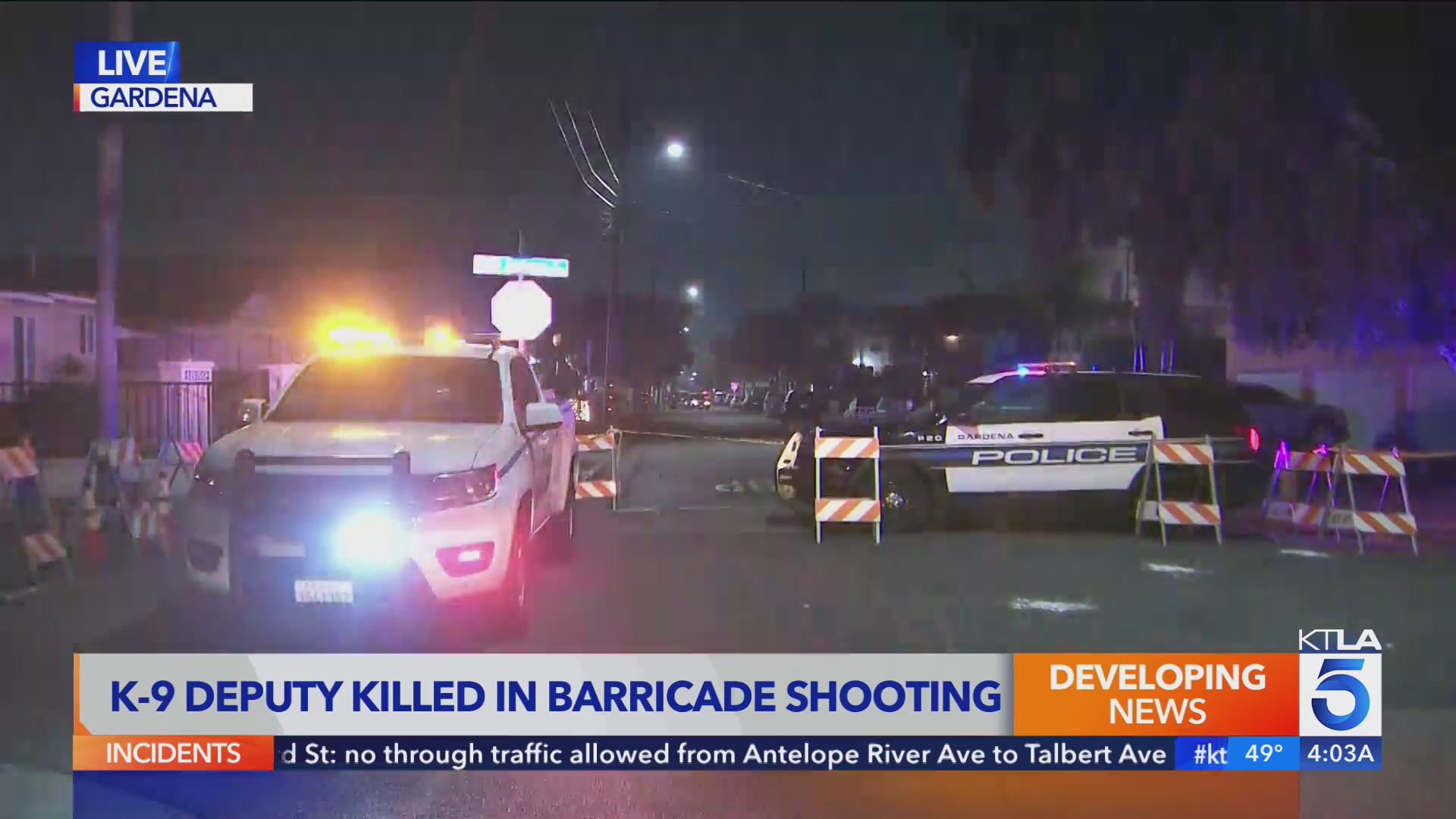 LASD K9 killed during shootout that left suspect dead – KTLA