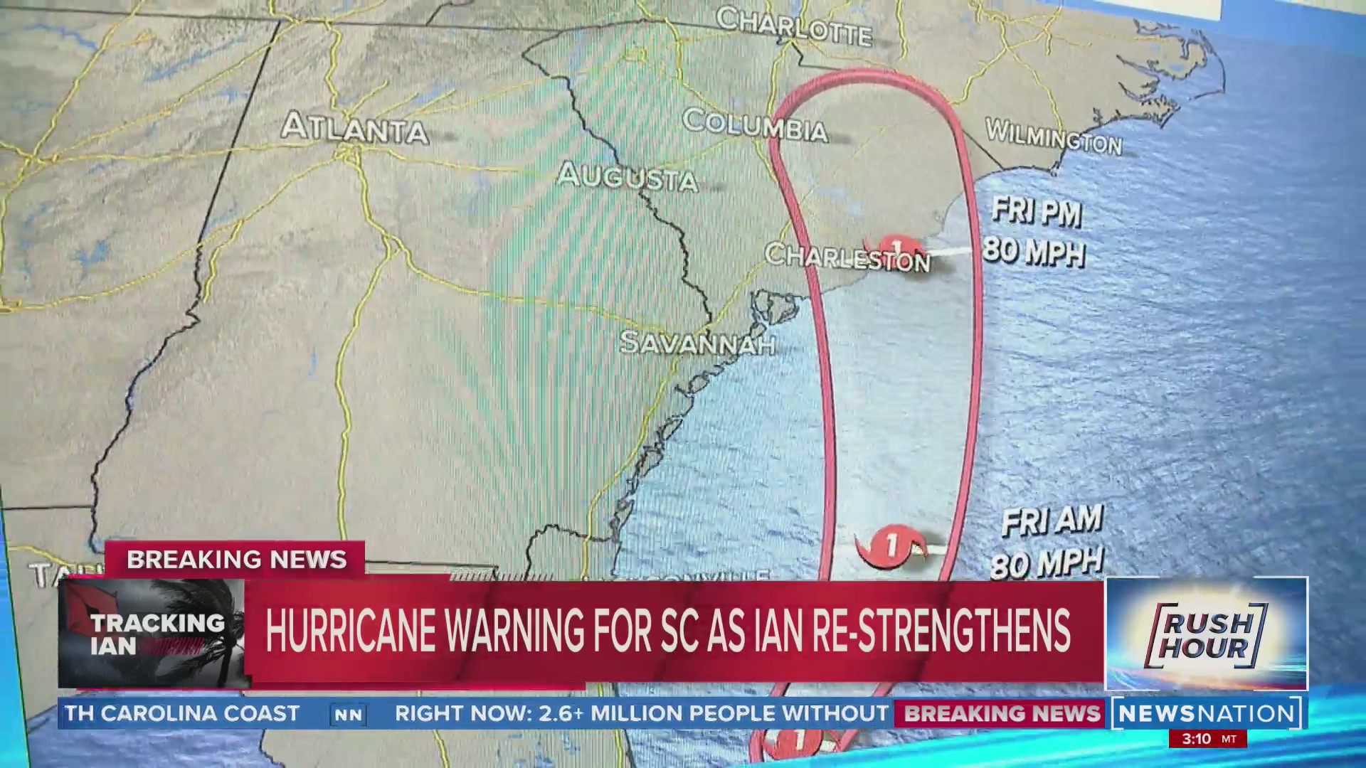 Ian regains hurricane status on way to Carolinas | Rush Hour – NewsNation