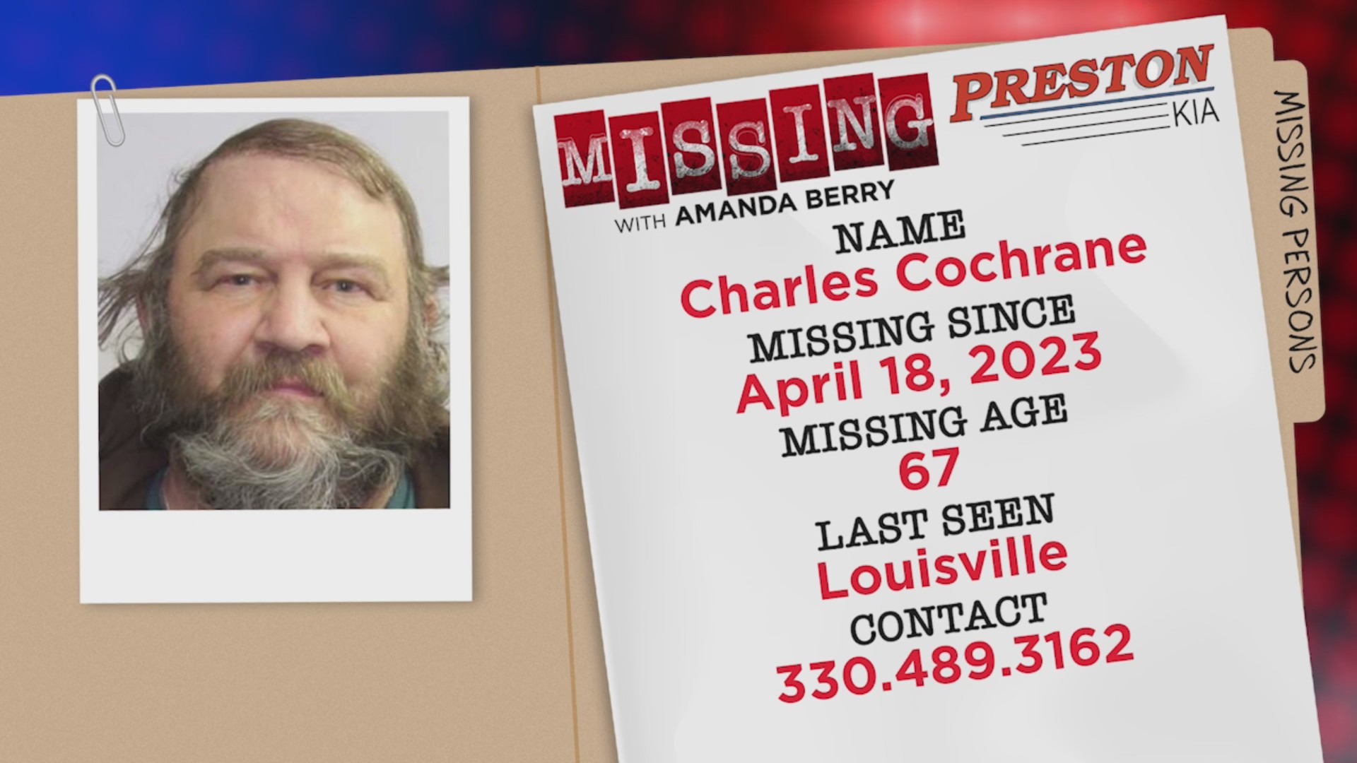 Missing: Charles Cochrane – Fox 8 Cleveland WJW
