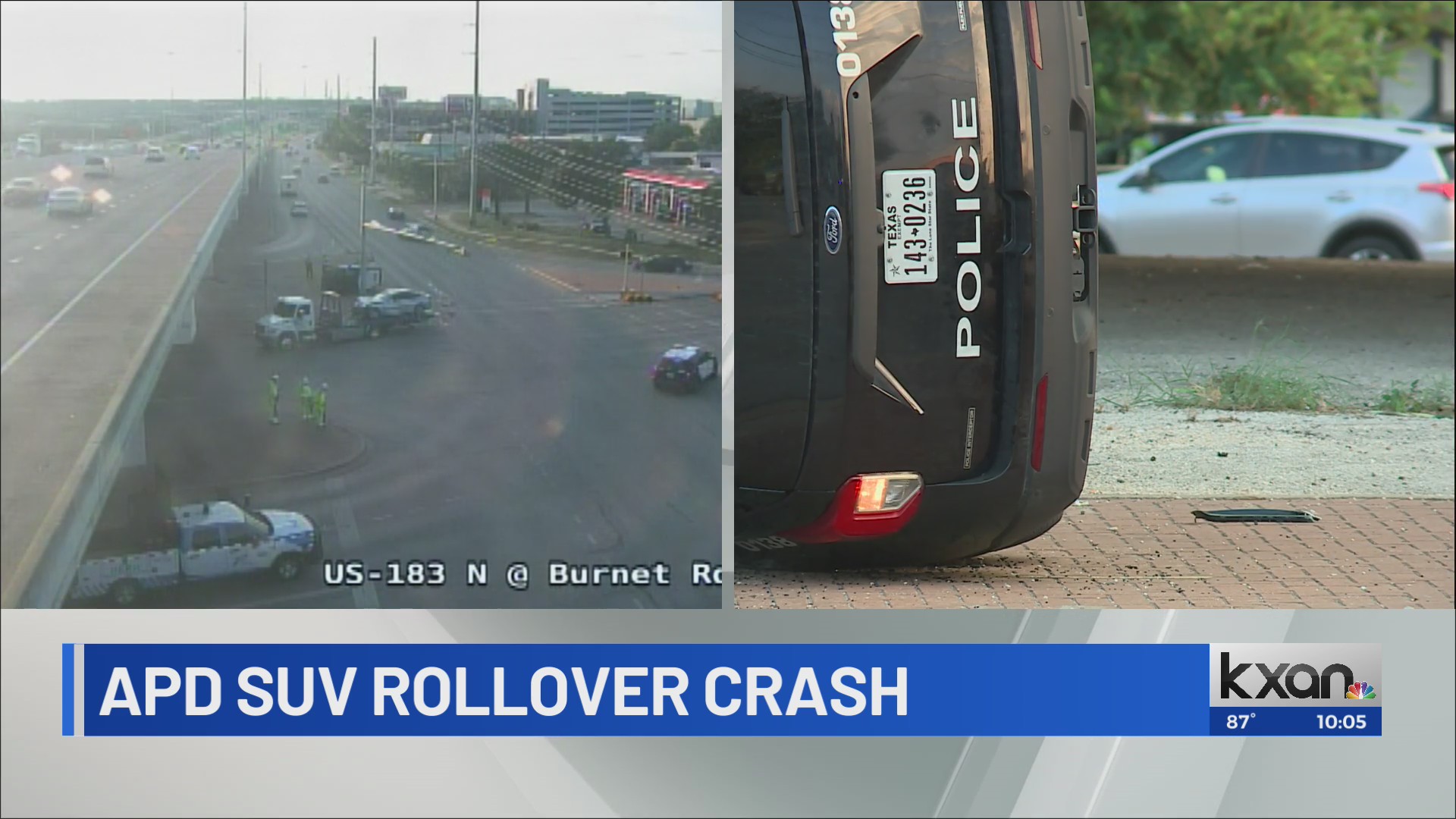 No injuries after crash involving Austin police car on Burnet at Highway 183 – KXAN Austin