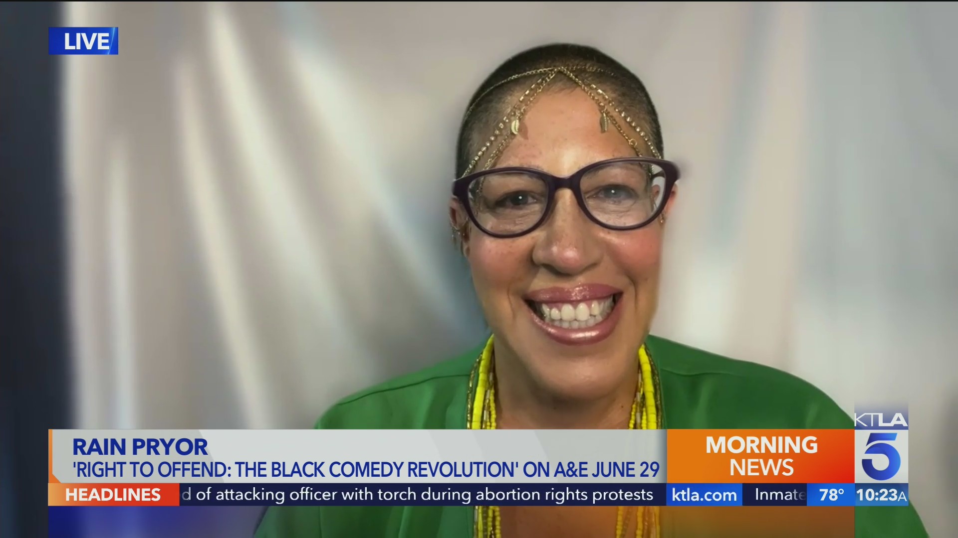 Rain Pryor talks A&E’s ‘Right to Offend’ – KTLA
