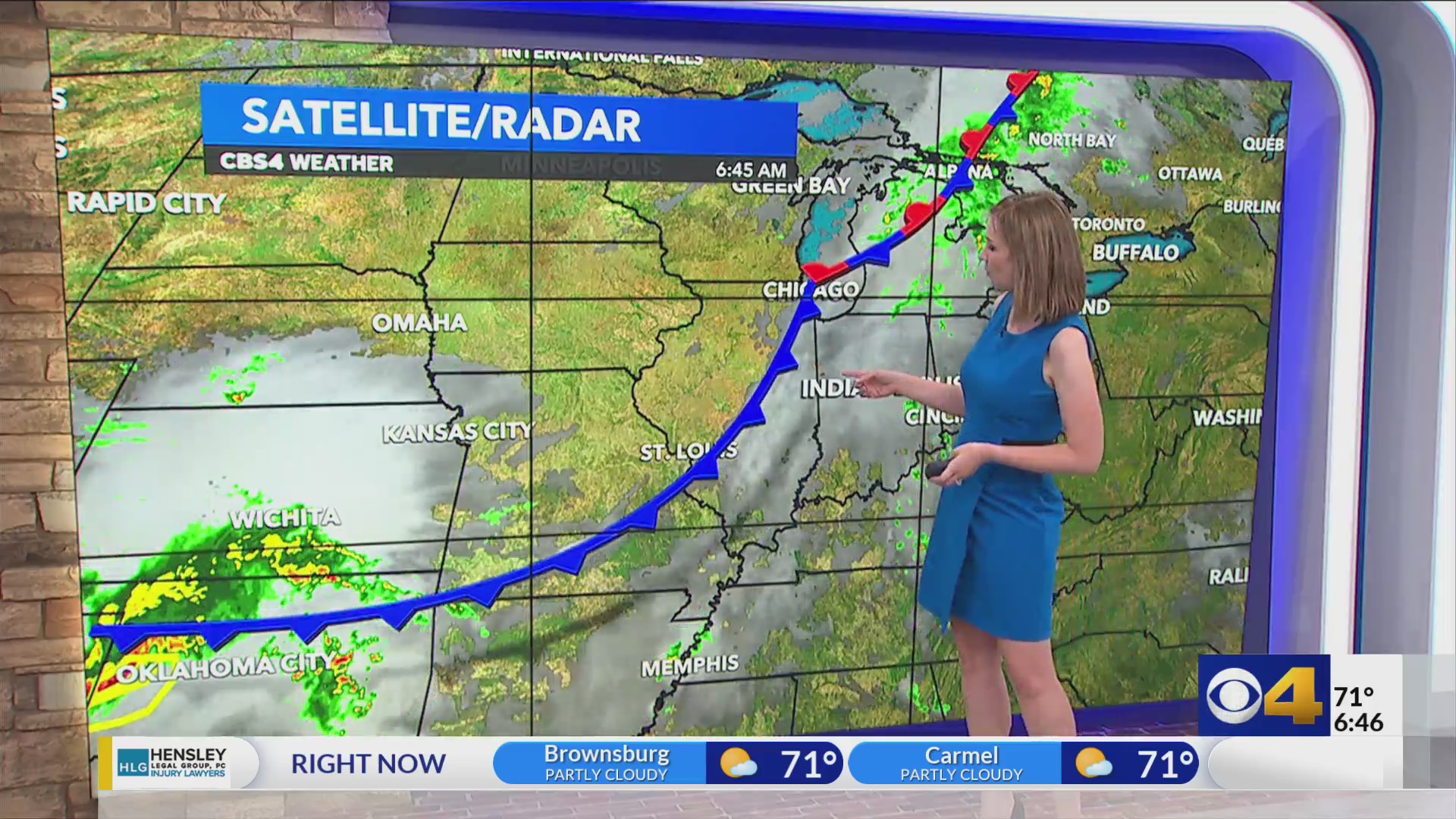 Spotty storms Thursday; feeling much better Friday – WTTV CBS4Indy