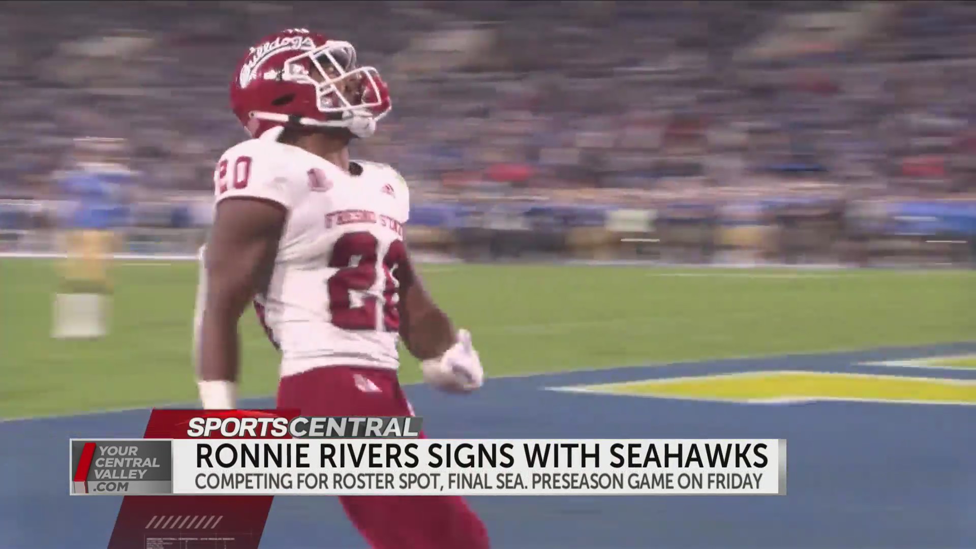 Seattle Seahawks pick up former FS Bulldog Ronnie Rivers – CBS47 and ...
