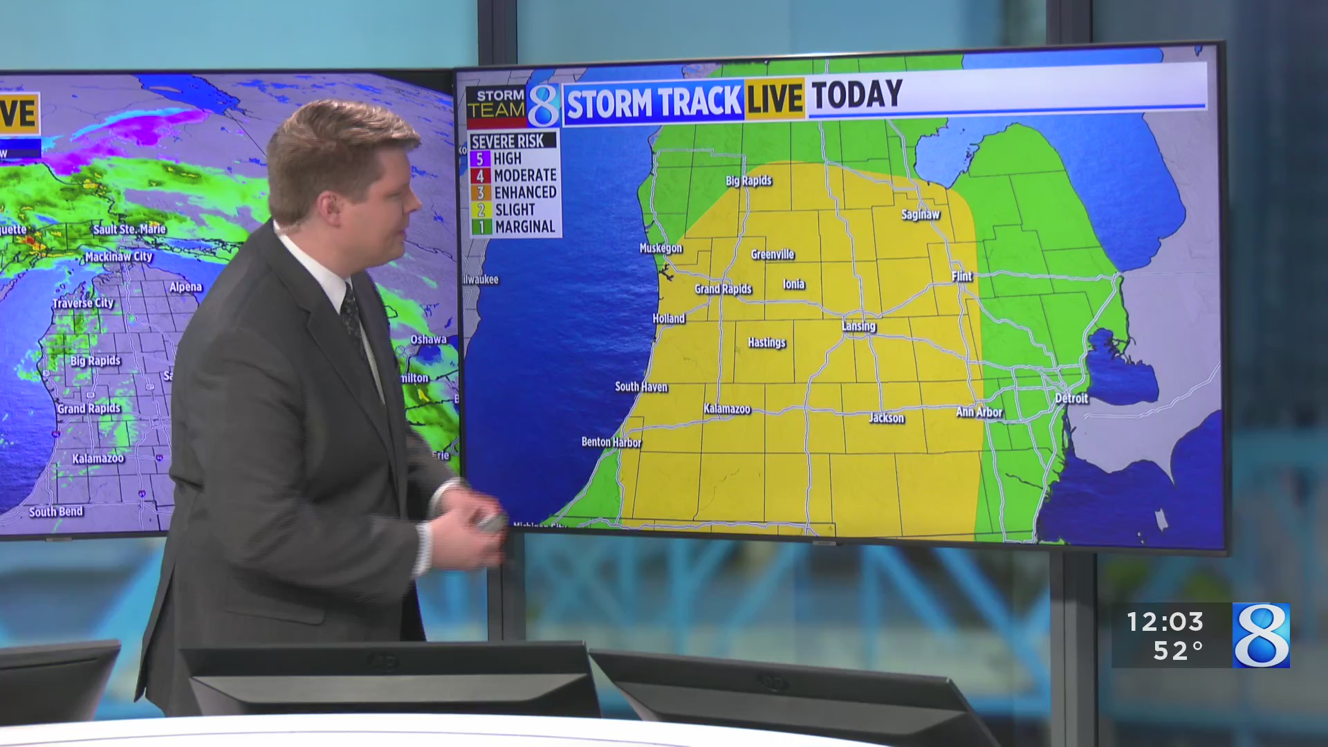 Risk of severe storms, damaging wind gusts Tuesday – WOODTV.com