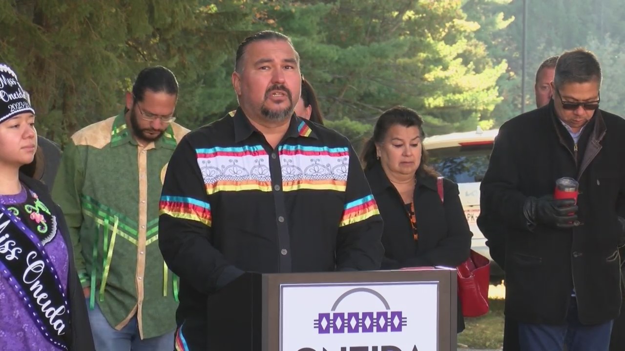Oneida Nation holds a traditional ceremony on Oneida Reserve to ...