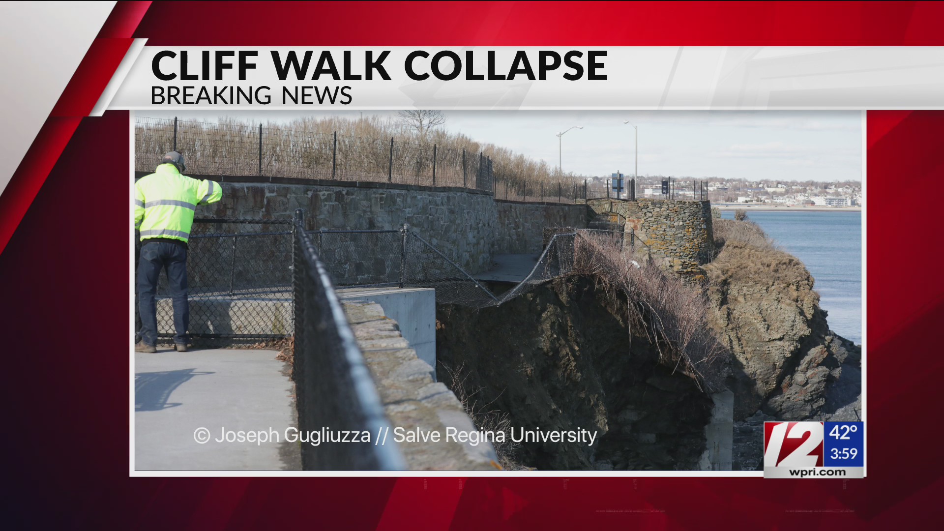 Portion of Newport’s Cliff Walk collapses – WPRI.com