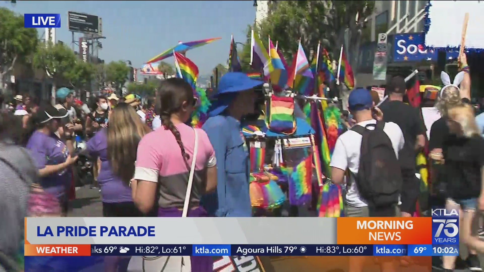 LA Pride Parade kicks off in Hollywood – KTLA
