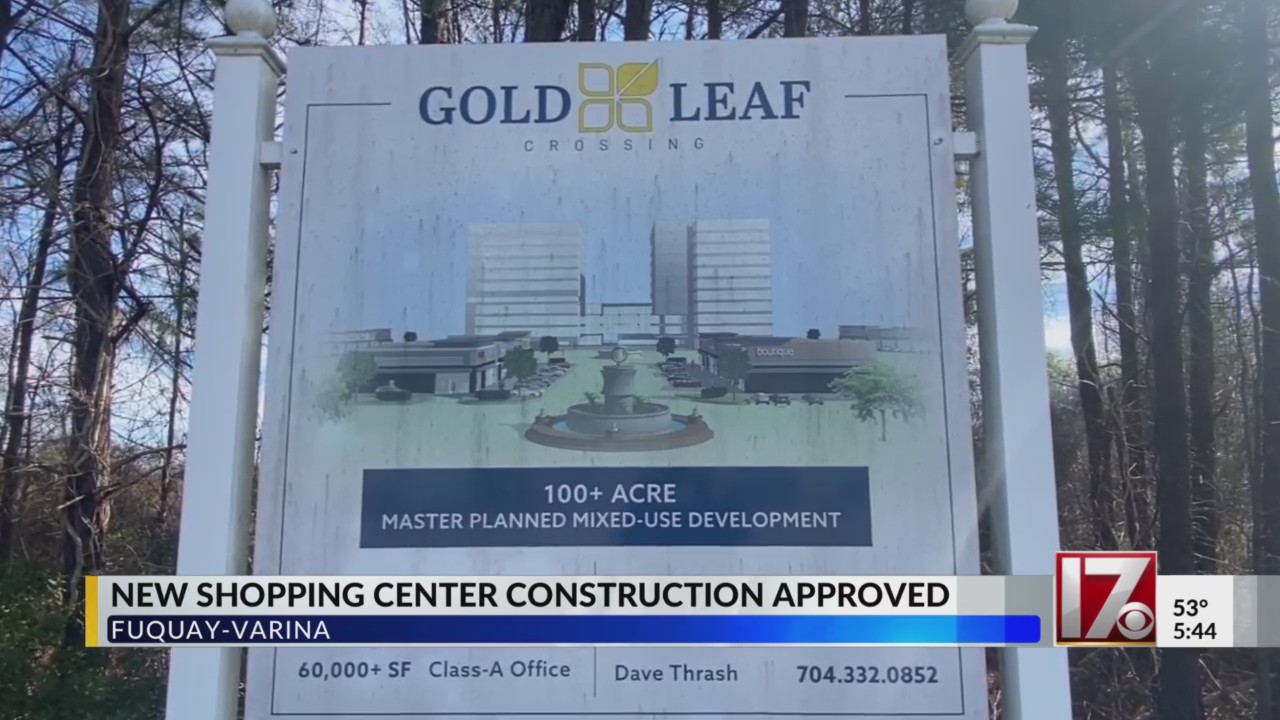 New shopping center construction approved in Fuquay-Varina – CBS17.com
