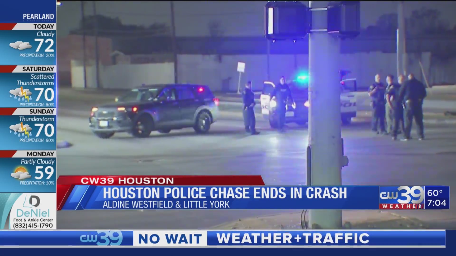 Houston Police chase ends in Aldine crash | CW39 HOUSTON – CW39 Houston
