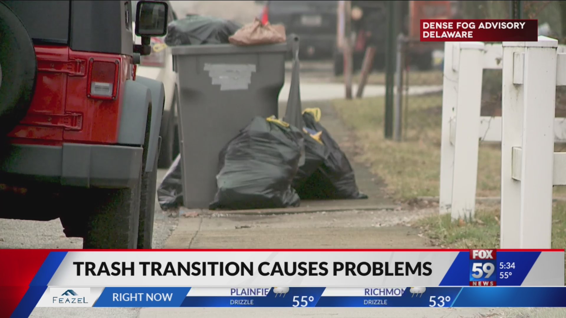 Trash transition causing pickup delays, piling trash – Fox 59