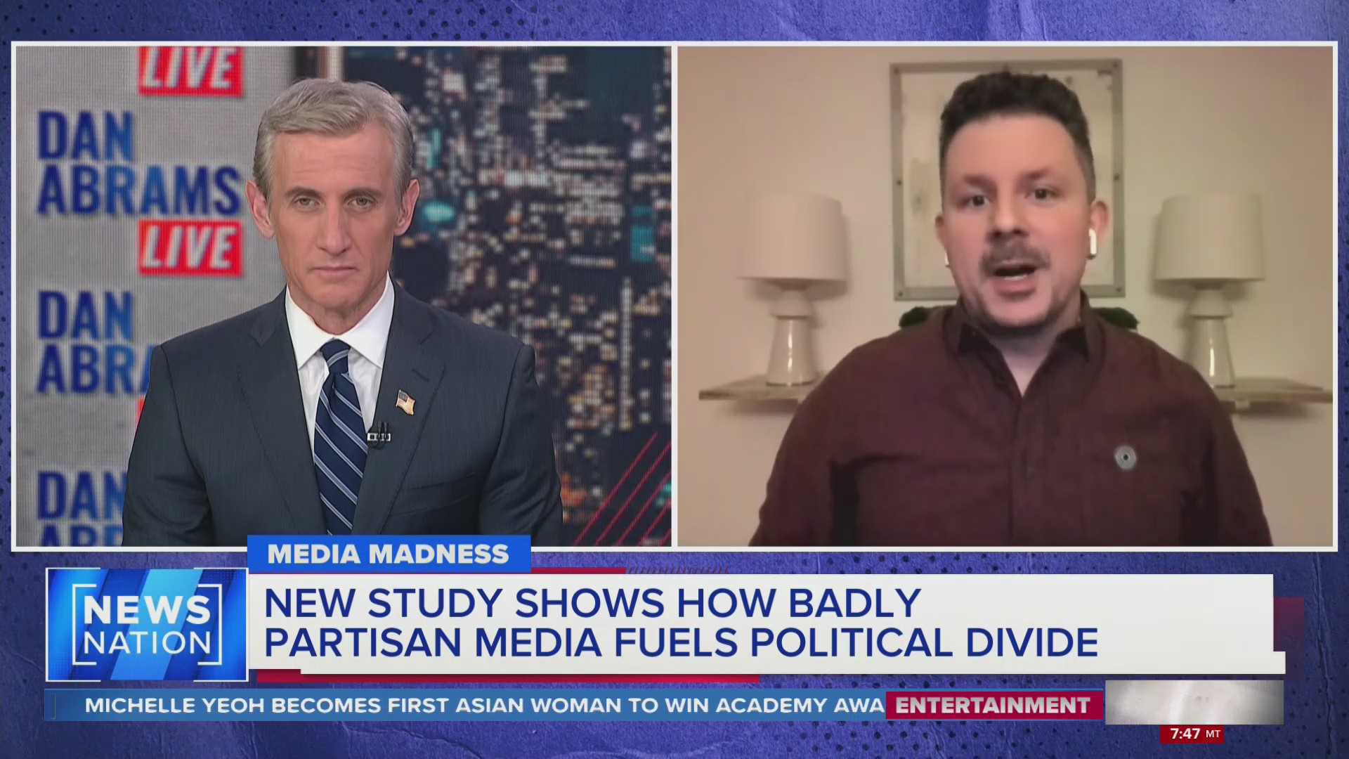 Study: Partisan media fuels political divide in US | Dan Abrams Live ...