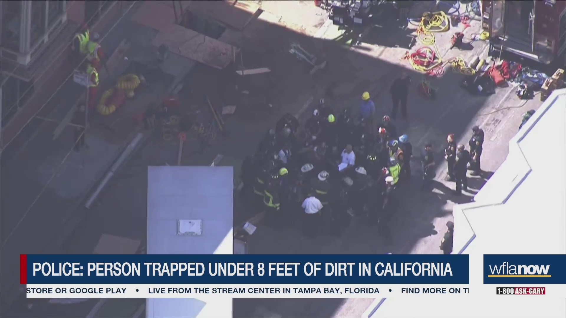 Worker dies after 8-foot deep trench caves in, California police say – WFLA