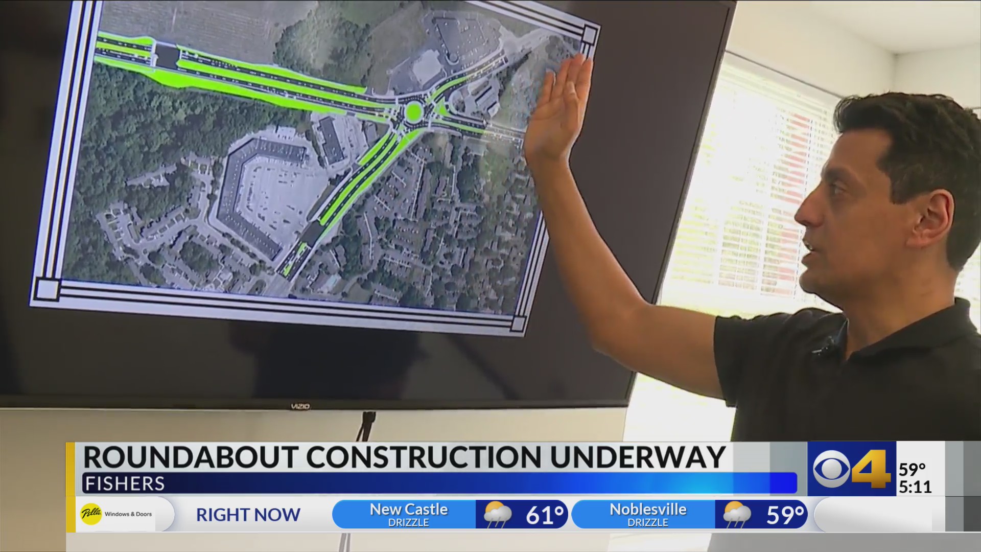 96th St. and Allisonville Rd. roundabout construction begins – WTTV ...