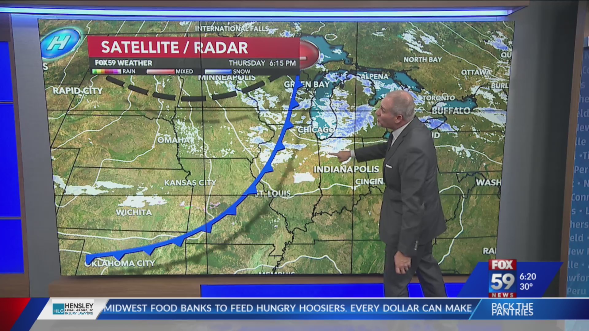 New surge of arctic air to open the weekend – Fox 59