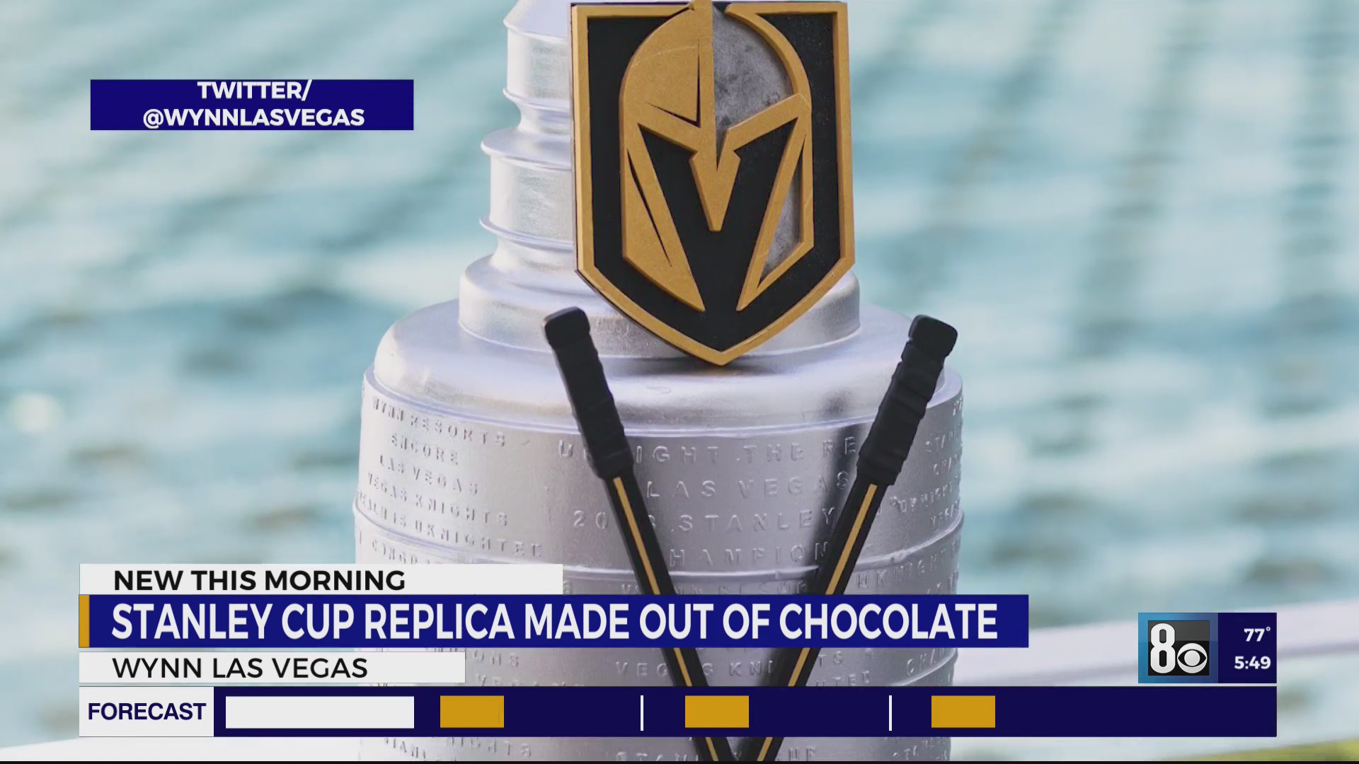 No detail overlooked in chocolate Stanley Cup – KLAS