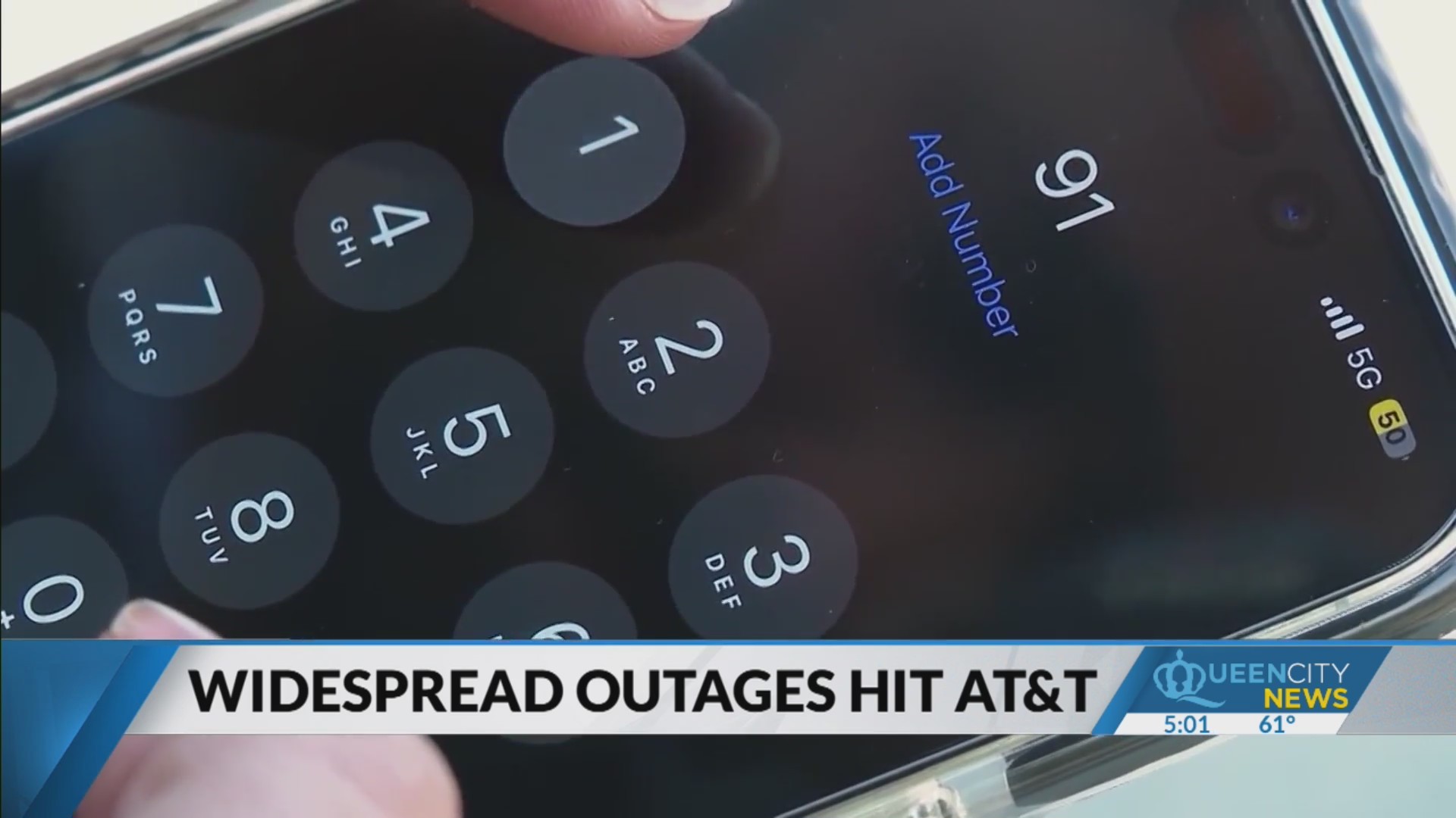 AT&T customers face widespread cell outages – Queen City News