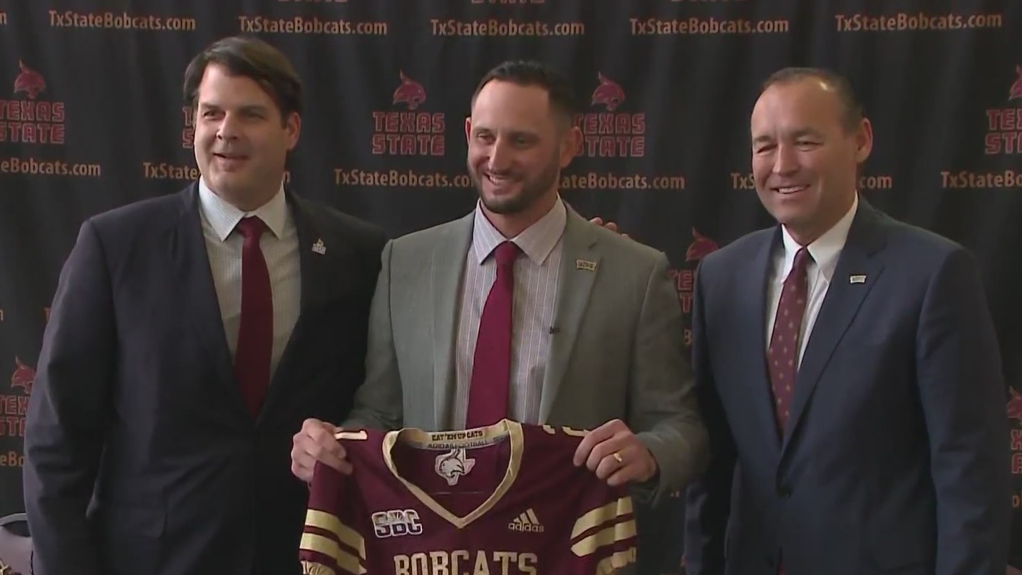 GJ Kinne hired as next Texas State Bobcats head football coach – KXAN ...