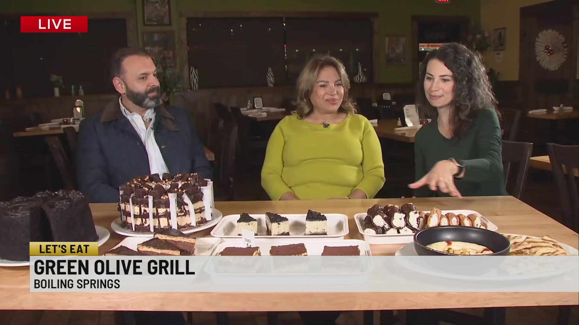 Let’s Eat at Green Olive Grill in Boiling Springs – WSPA 7NEWS