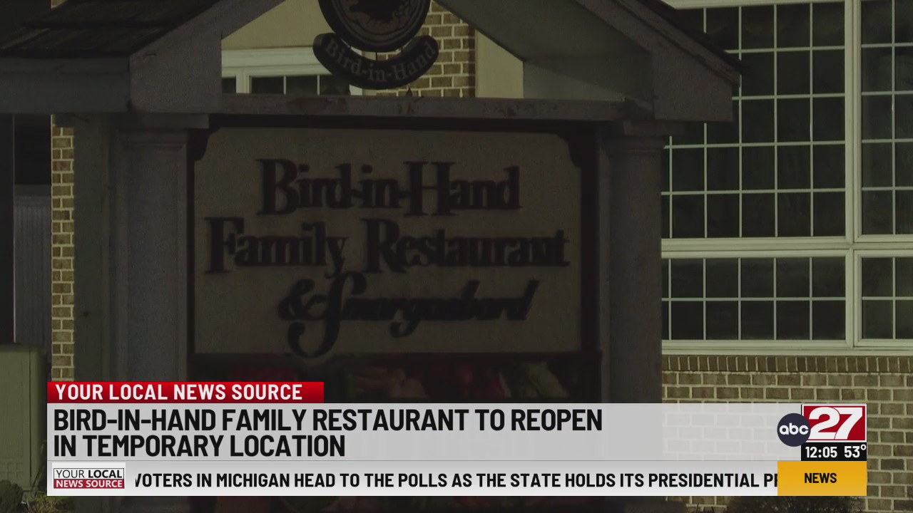 Bird-in-Hand Family Restaurant opening in temporary spot after fire – ABC27