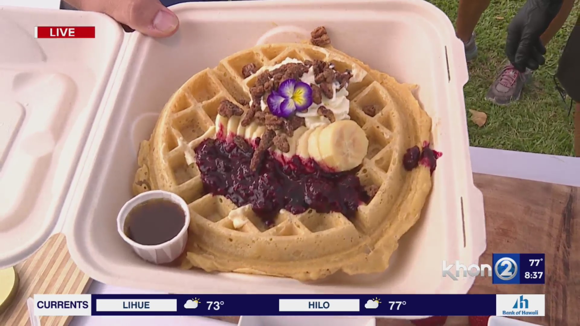 Farmer’s Market Find with Aiwi Waffles Pt.2 – KHON2