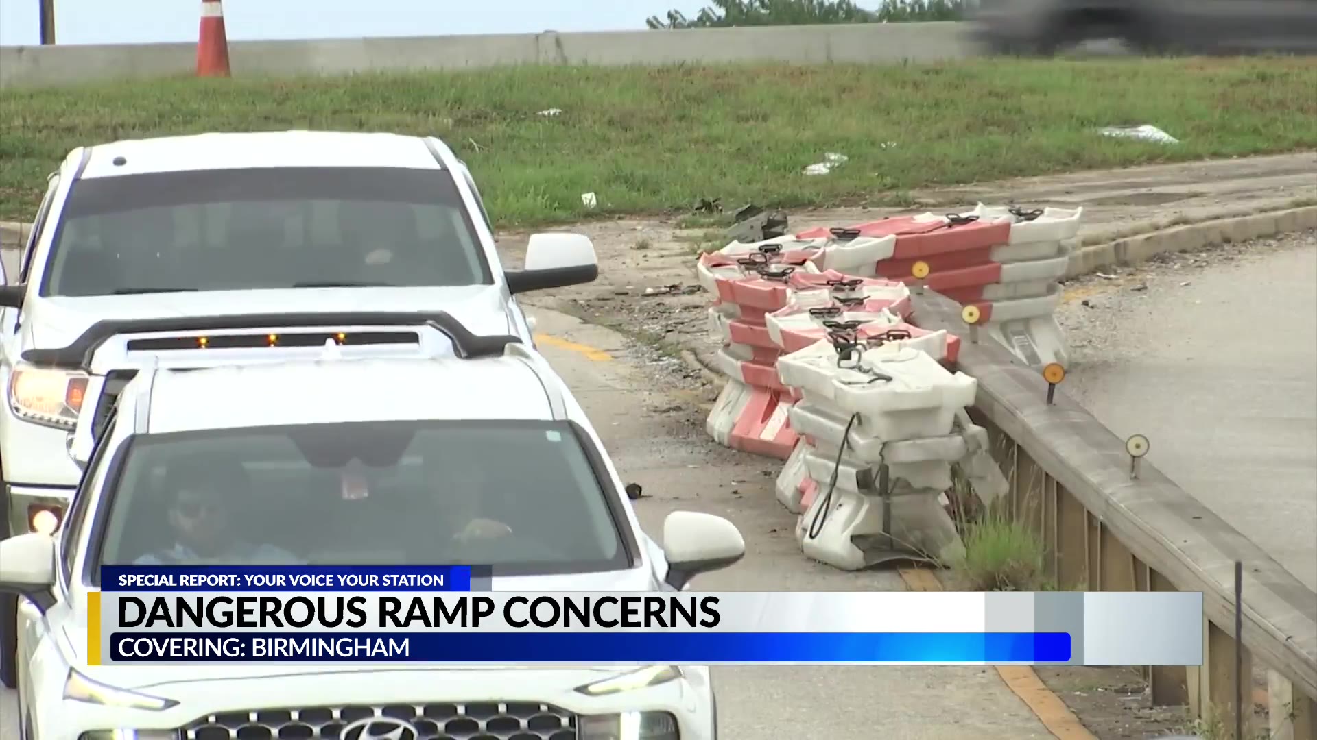 Dangerous ramp conditions on Red Mountain Expressway cause concern – CBS 42