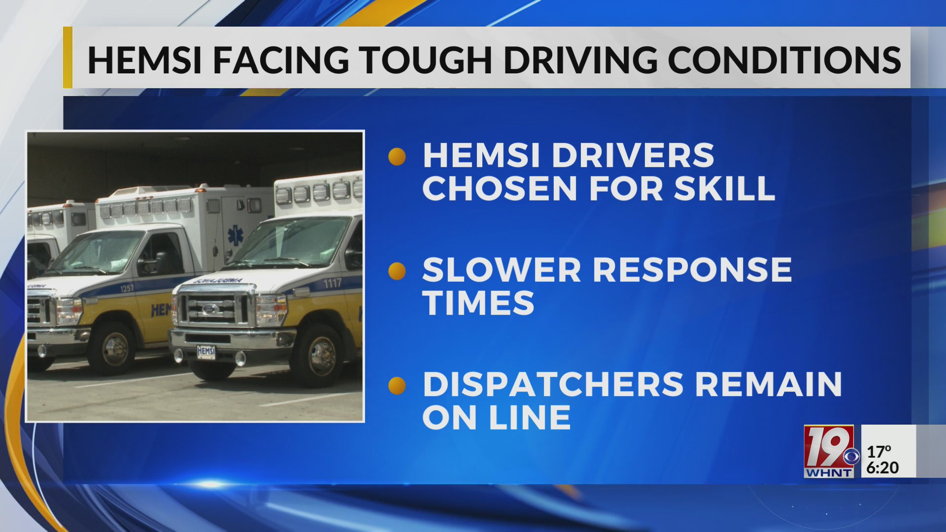 HEMSI is dealing with an increase in calls that started shortly after ...