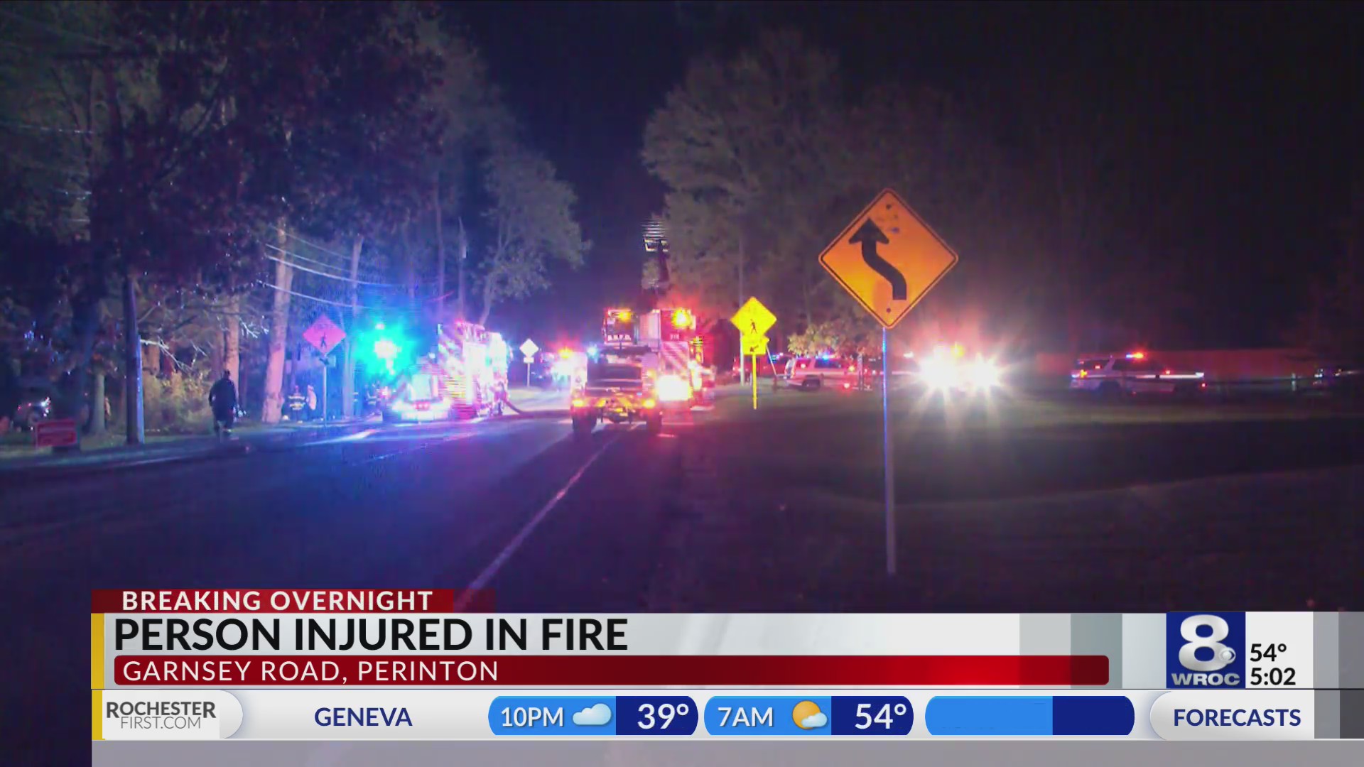 Occupant hospitalized after house fire in Perinton – RochesterFirst