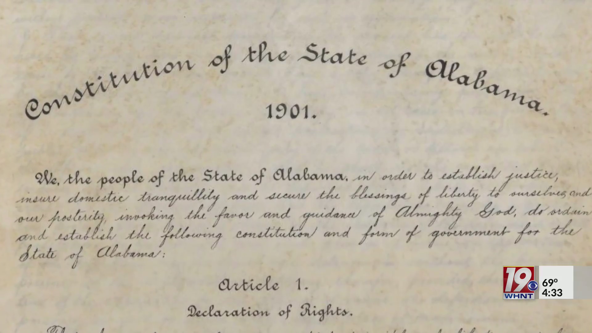 New Alabama Constitution on the Ballot – WHNT.com