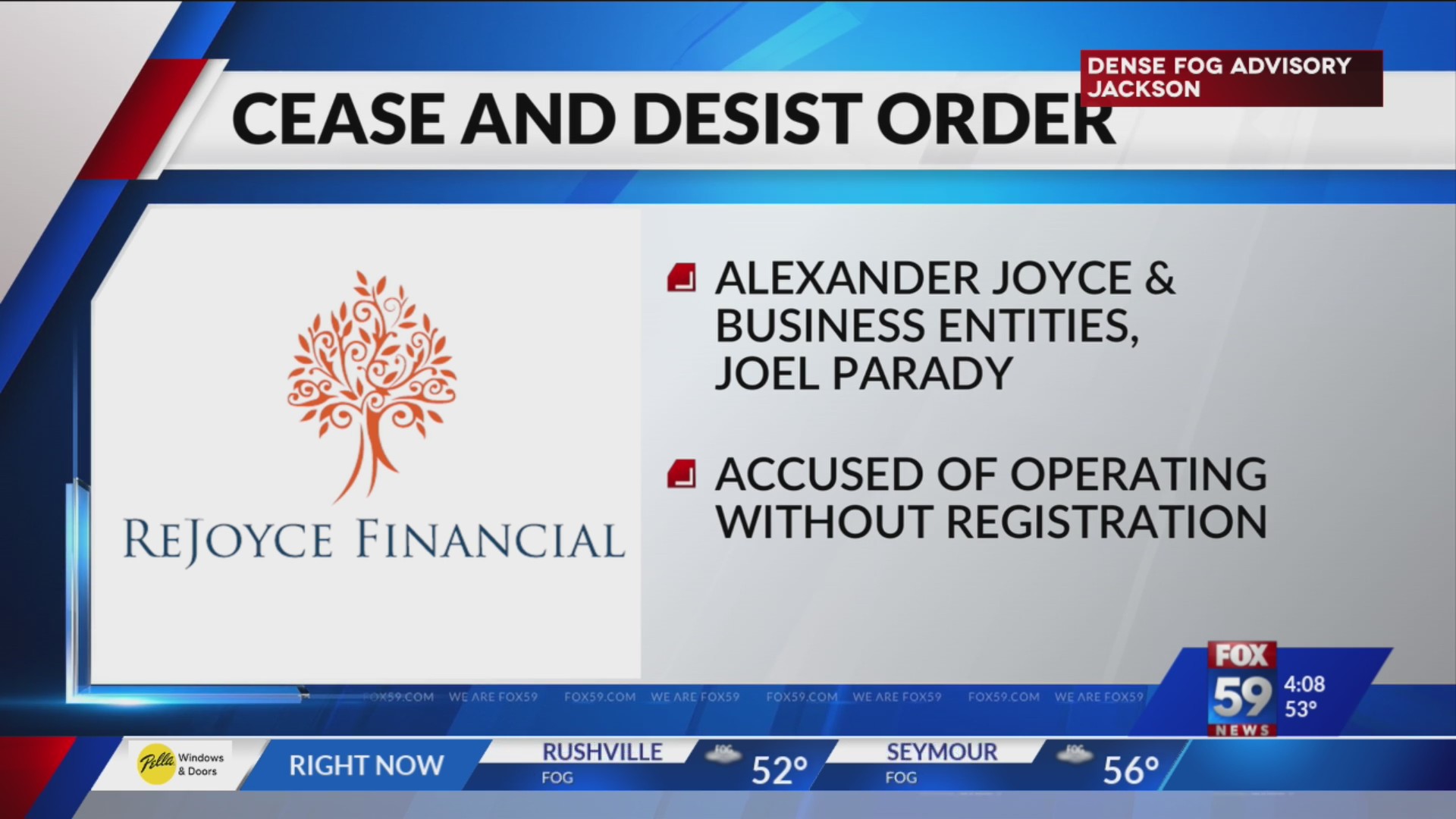 Cease and Desist Order filed against Carmel financial planner – Fox 59