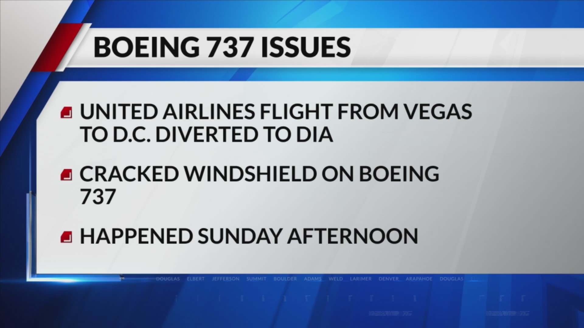 United flight diverts to Denver for cracked windshield – FOX31 Denver