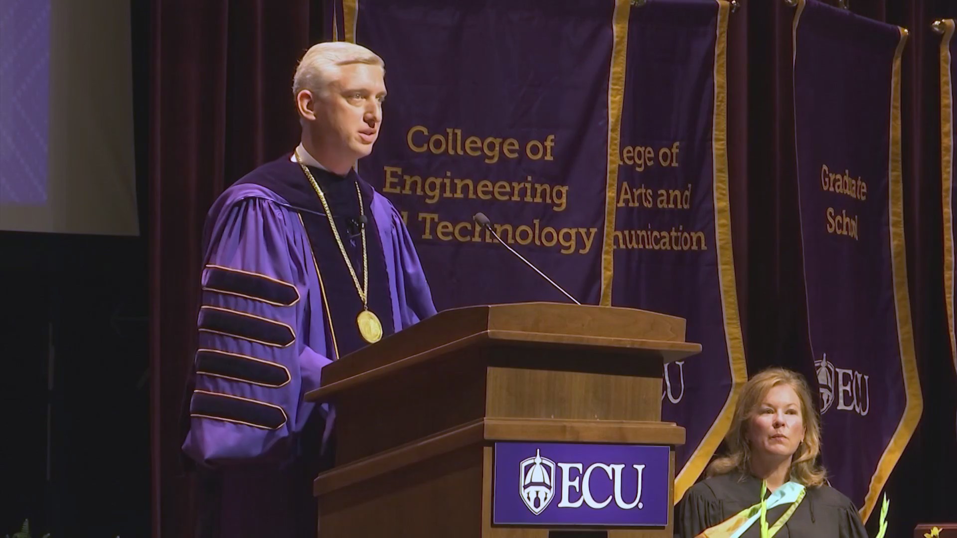 ECU celebrates official installation of chancellor – WNCT