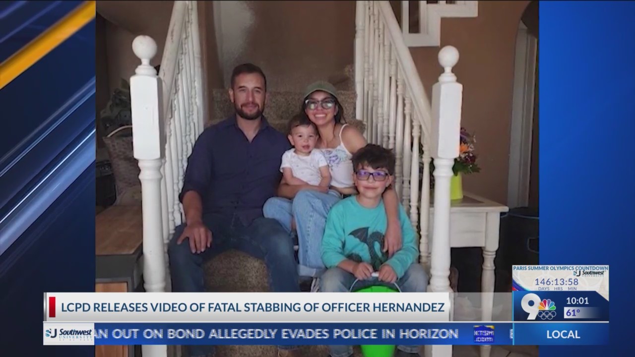 LCPD releases video from fatal stabbing of officer Hernandez – KTSM 9 News