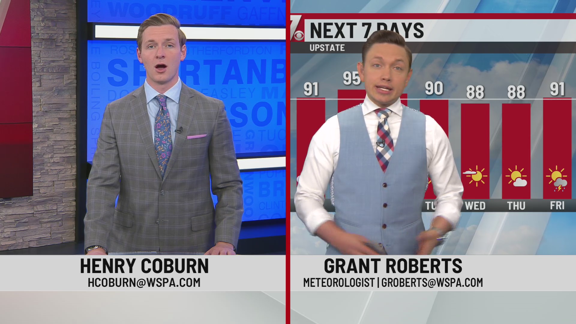 Saturday Forecast – WSPA 7NEWS