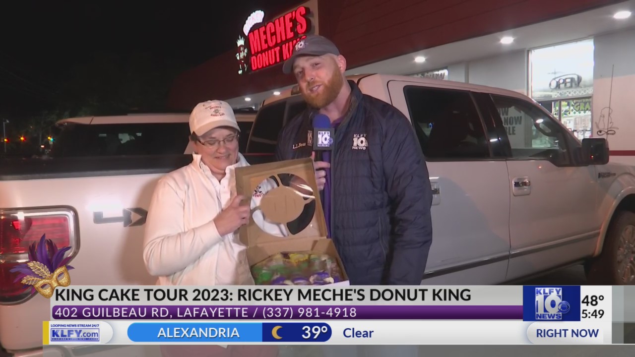 King Cake Tour: Ricky Meche’s Donut King – KLFY.com