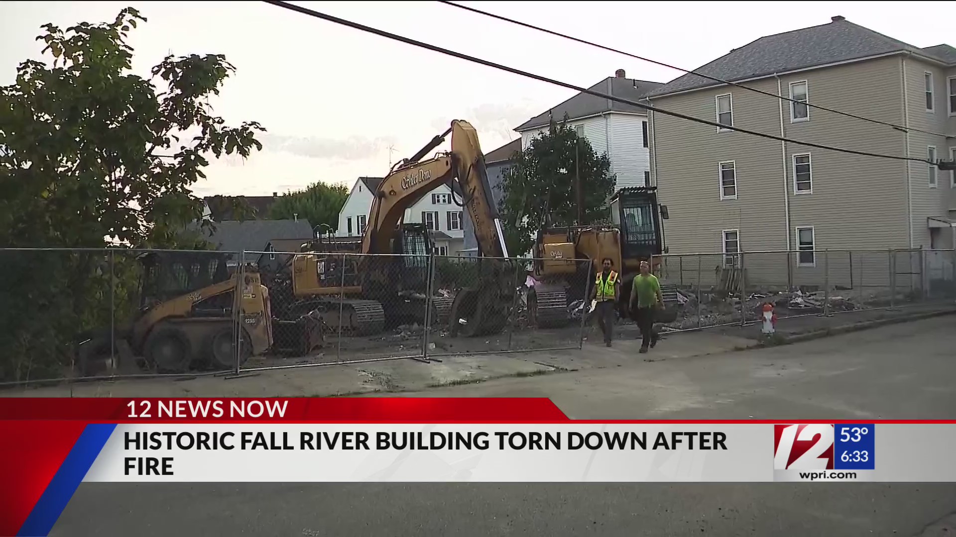Historic Fall River building demolished after fire; cause remains under ...