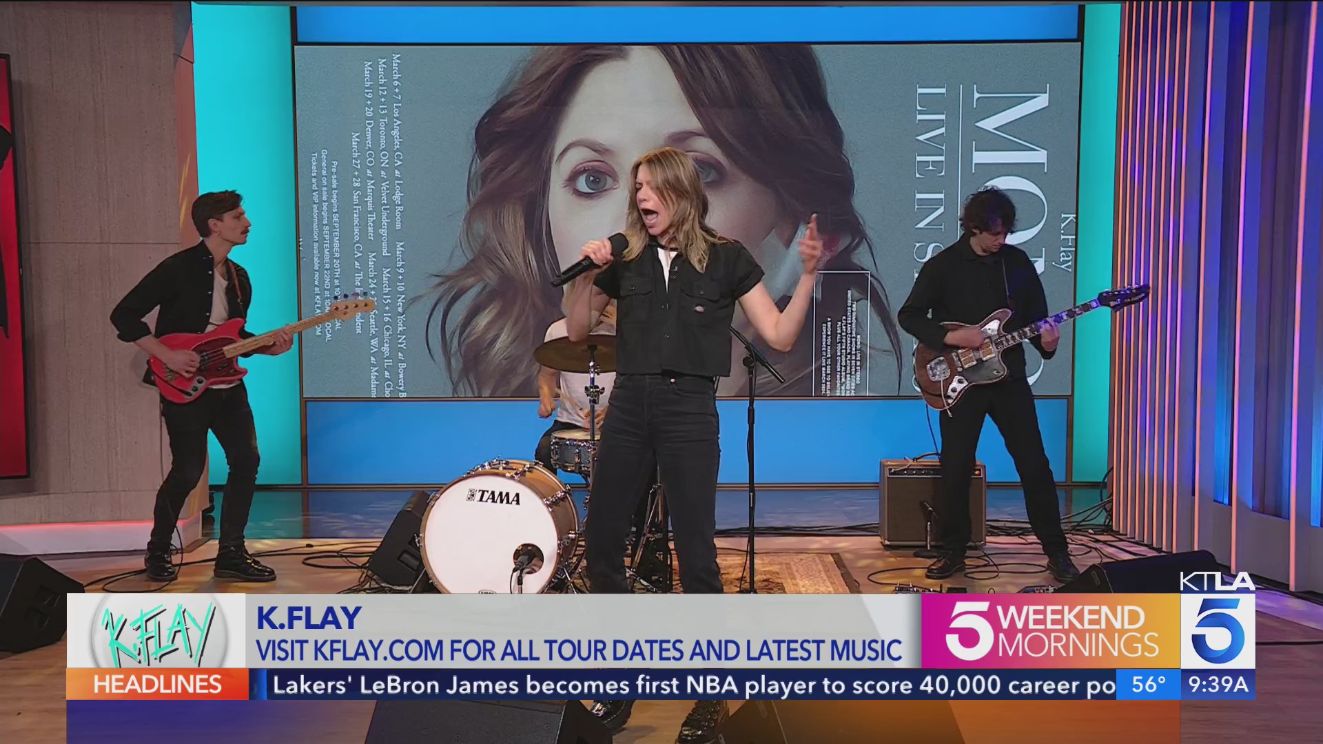 K.Flay performs her new song “In America” and chats about her sold out ...