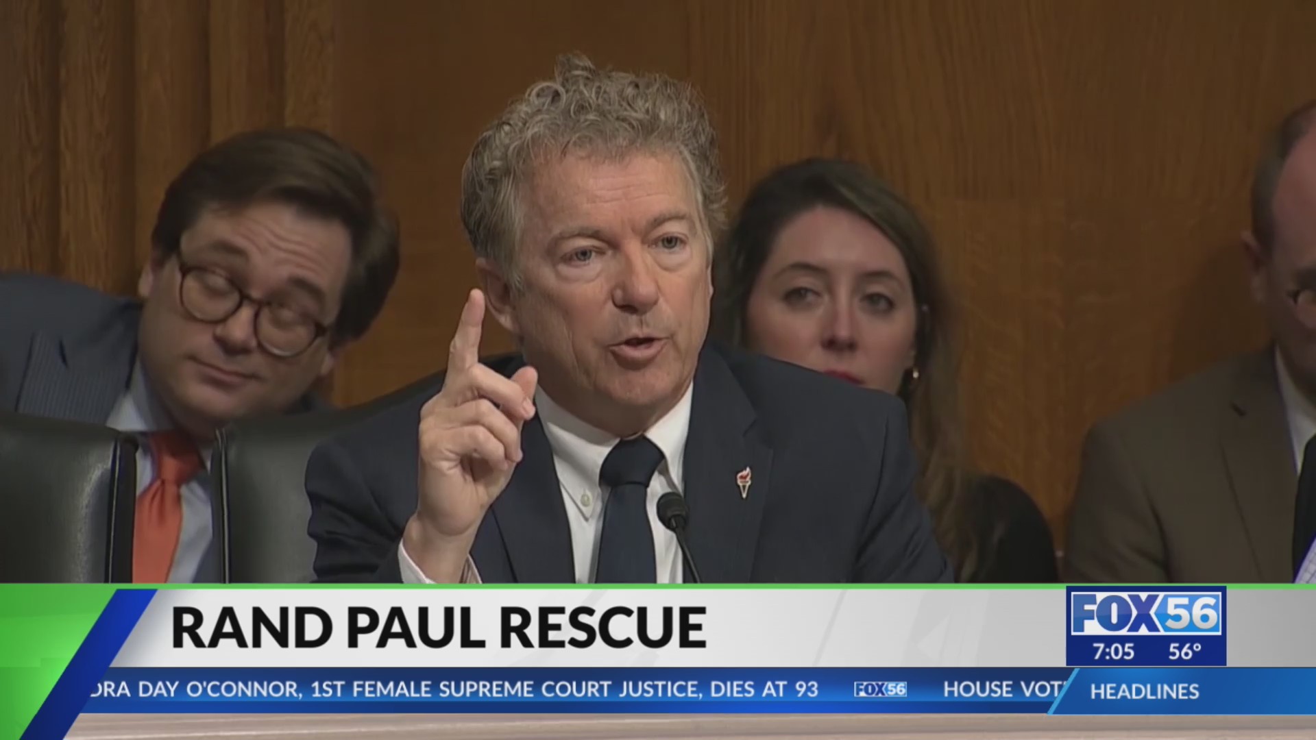 Sen. Rand Paul performed Heimlich maneuver on choking Sen. Joni Ernst ...