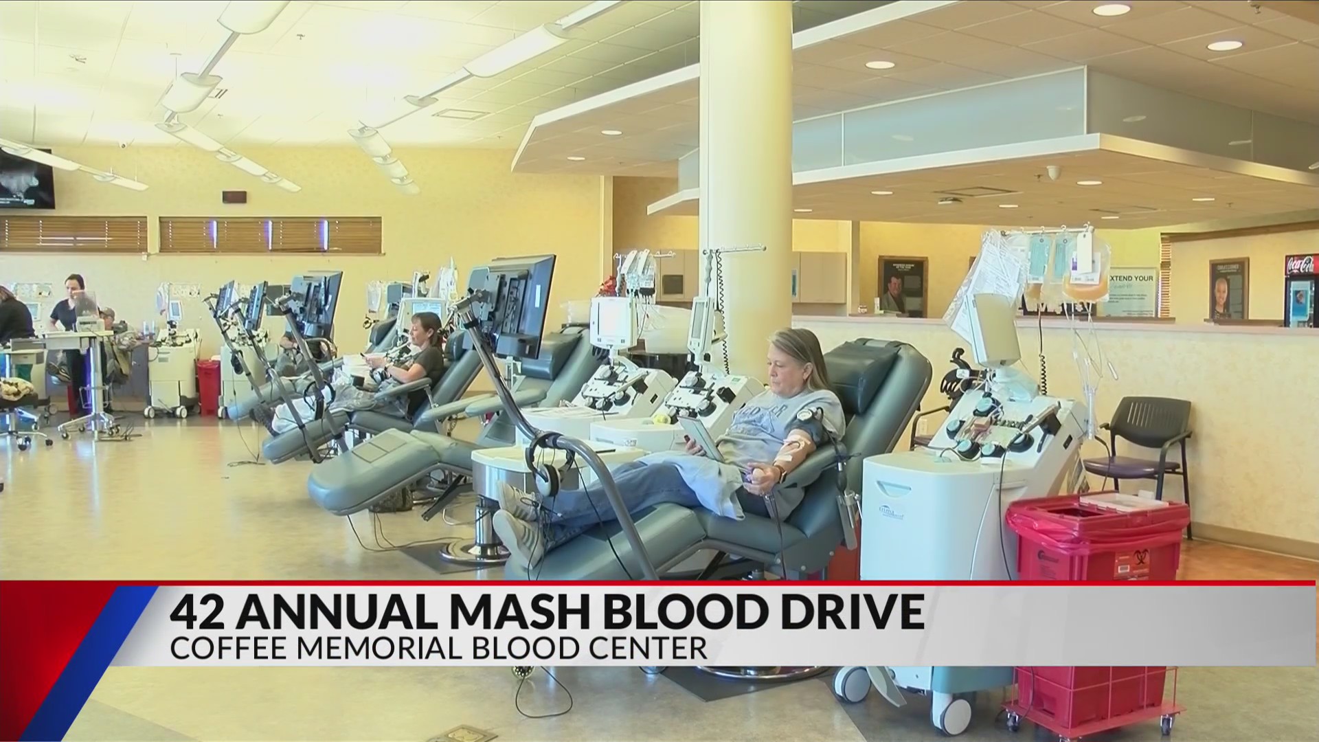 Coffee Memorial Blood Center 42nd Annual MASH Blood Drive – KAMR ...