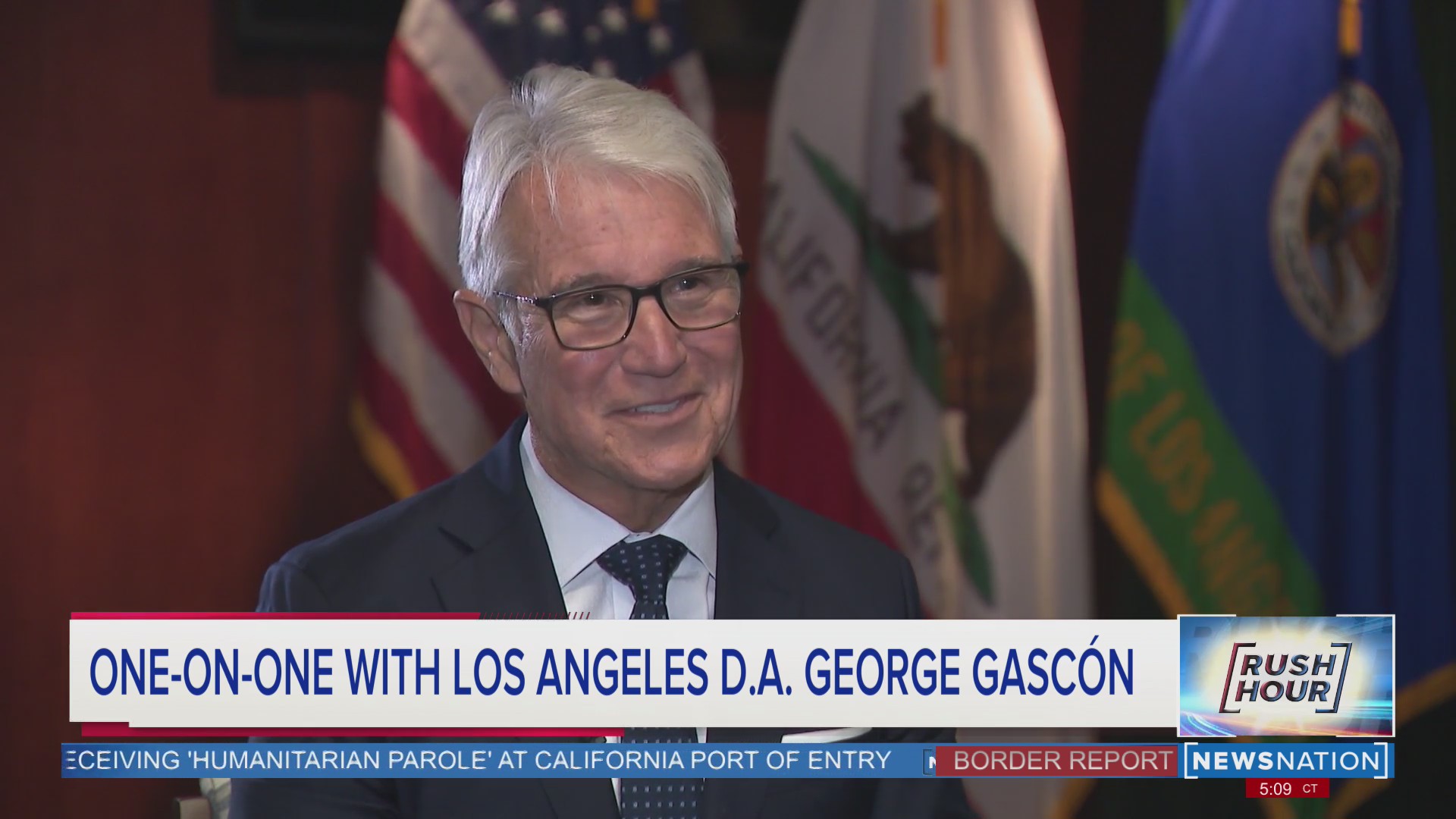 One-on-one with Los Angeles DA George Gascón | Rush Hour – NewsNation