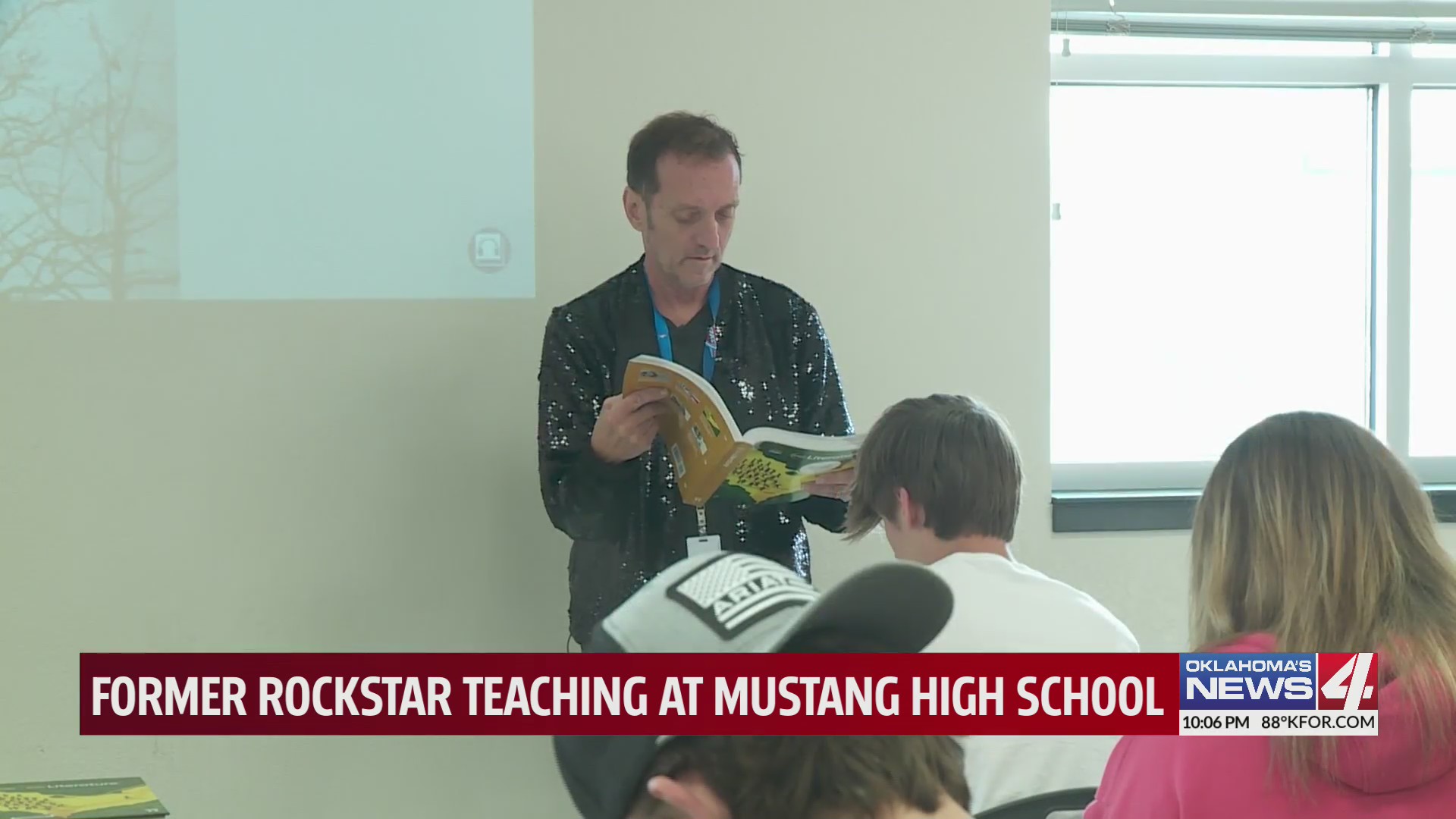 Former rock star teaching at Mustang High School – KFOR.com Oklahoma City