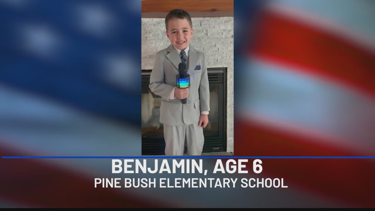 Benjamin gives us our daily Pledge of Allegiance! – NEWS10 ABC