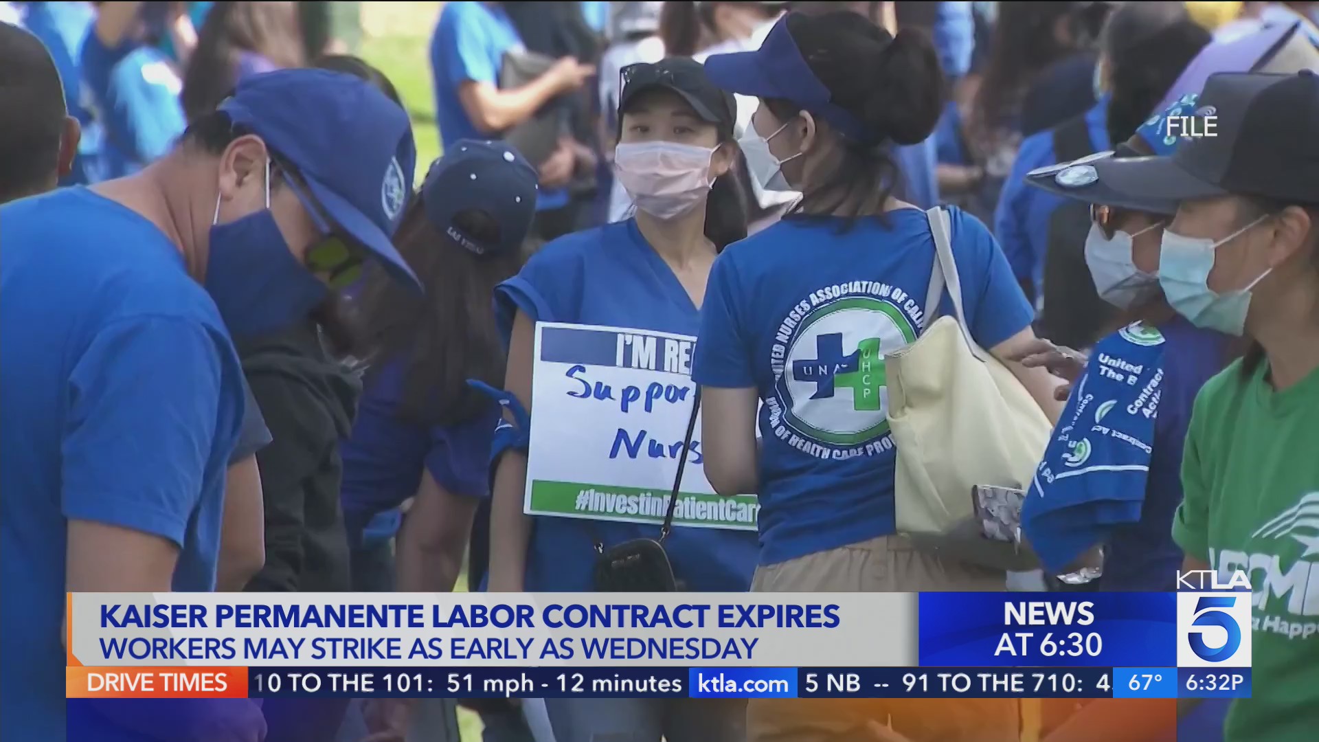 Kaiser Permanente labor contract expires – KTLA