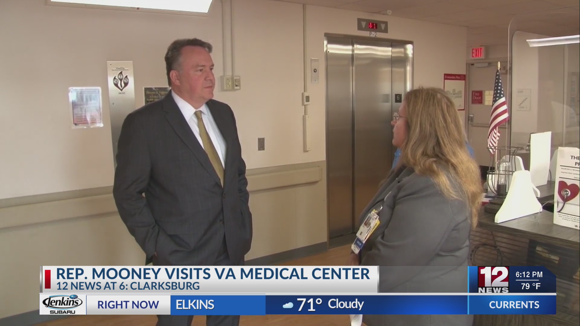 Mooney makes a stop at the VA Medical Center – WBOY.com