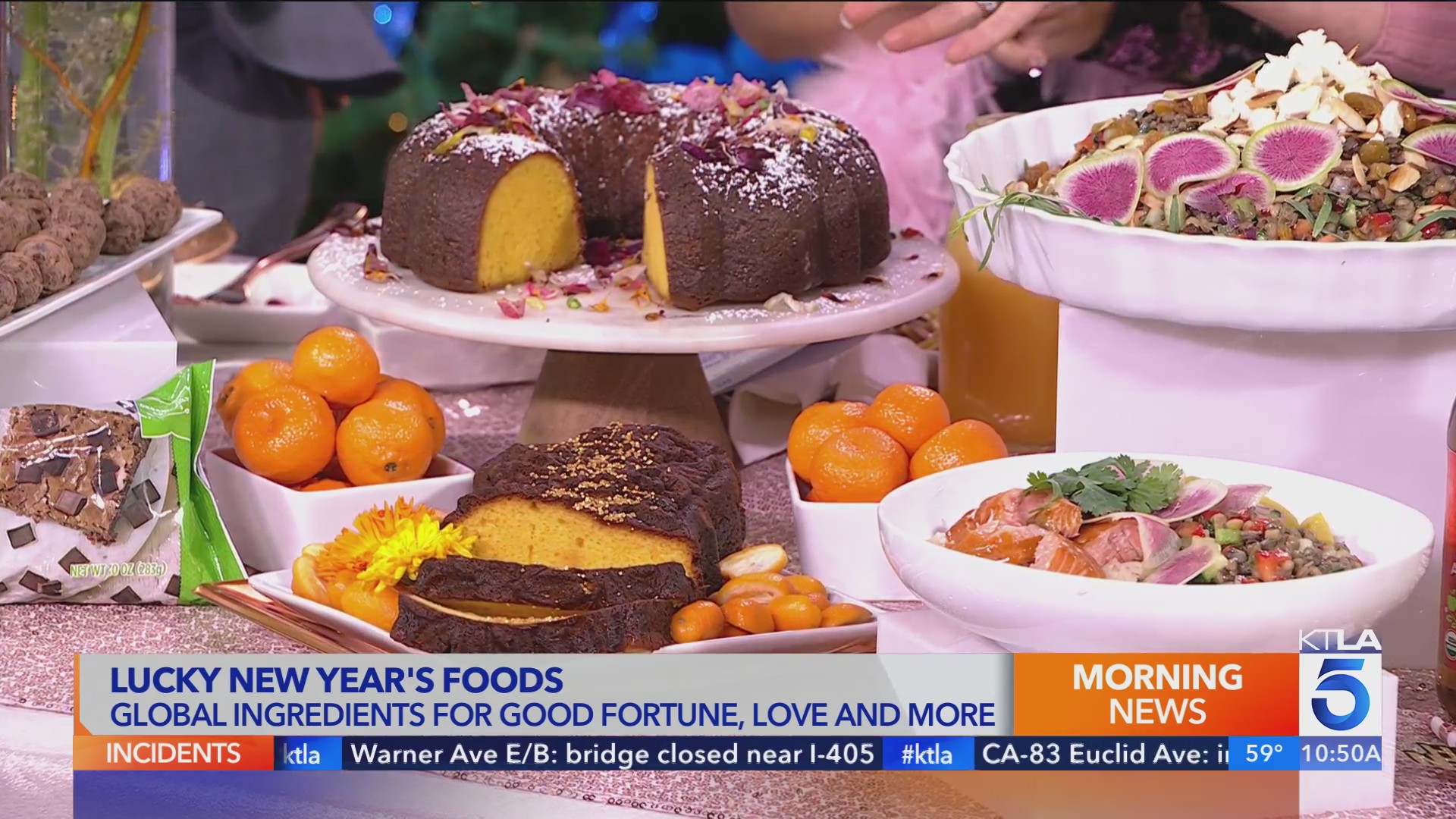 Chef Jamie Gwen celebrates the New Year with food for luck and love – KTLA