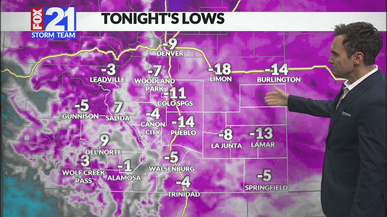 Storm Team Forecast – January 15, 2024 – FOX21 News Colorado