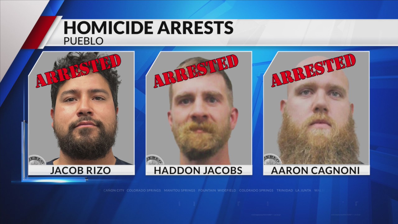 Three arrested in connection to June 2023 Pueblo homicide – FOX21 News ...