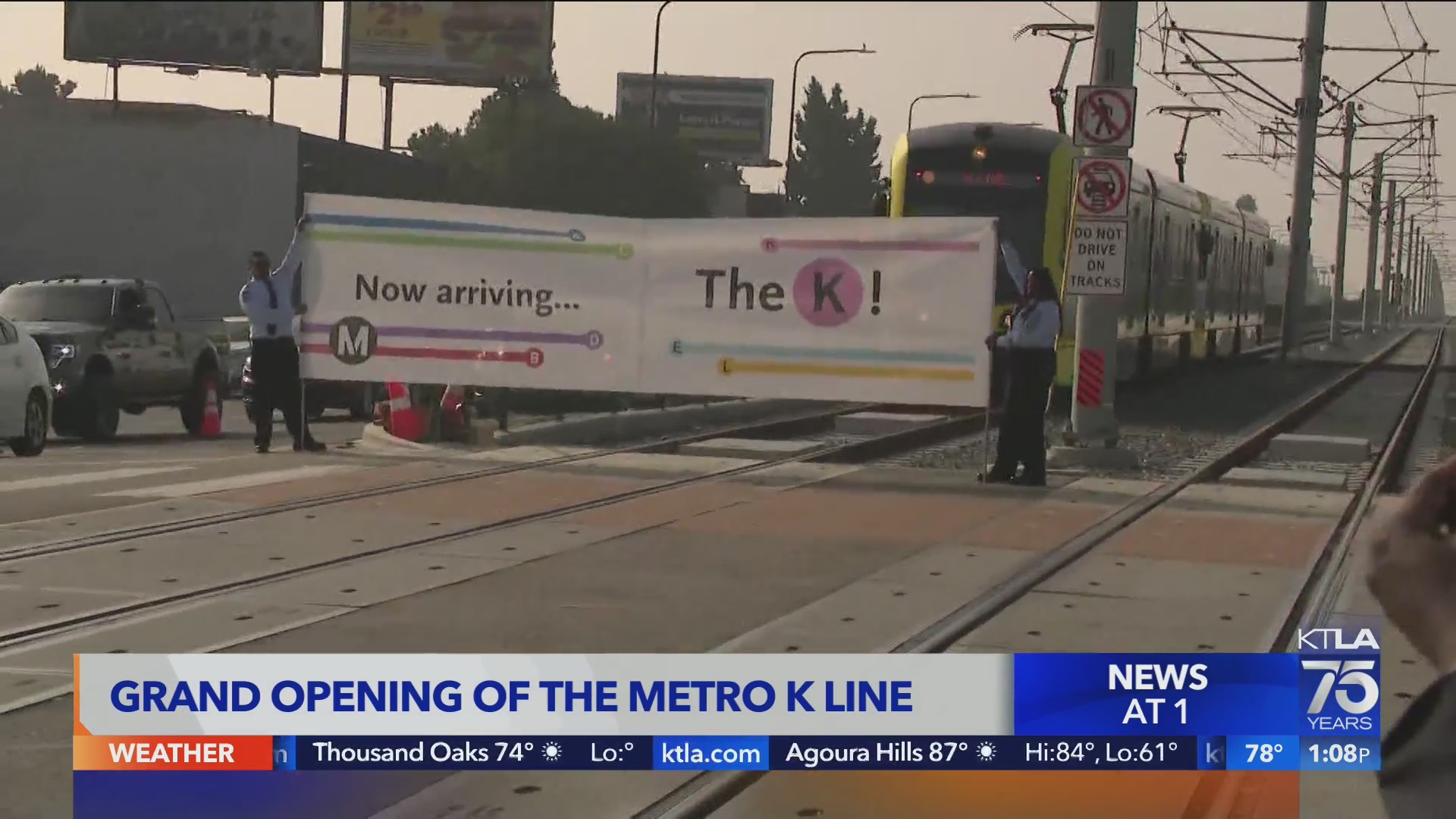 Metro K Line officially opens – KTLA
