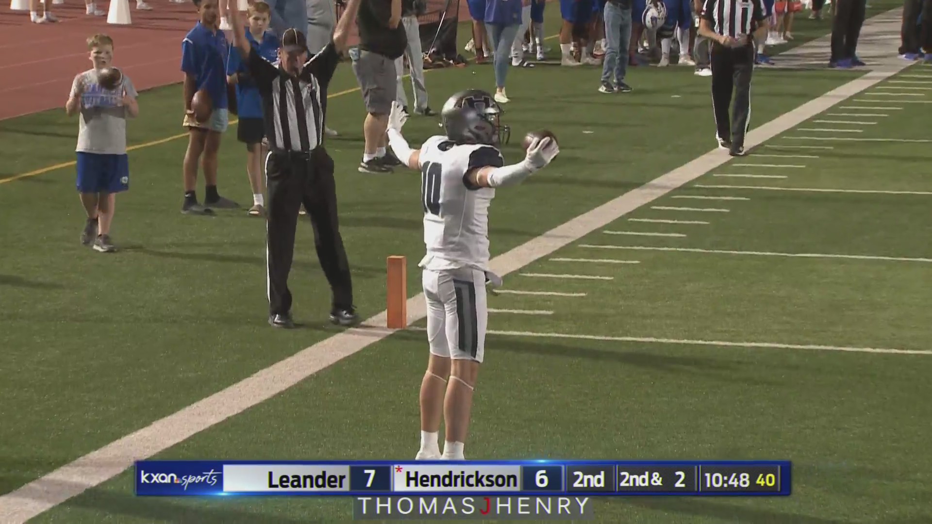 Hendrickson TD: 13-yard pass Fowler to Distefano – KXAN Austin