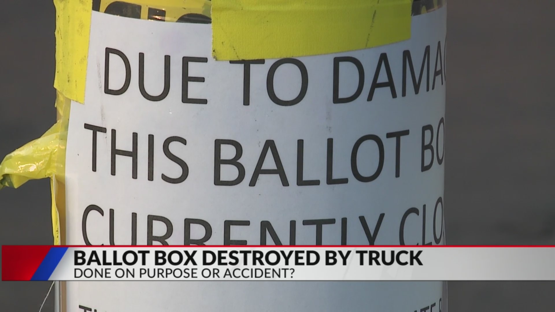 Ballot box destroyed by truck in Aurora – FOX31 Denver