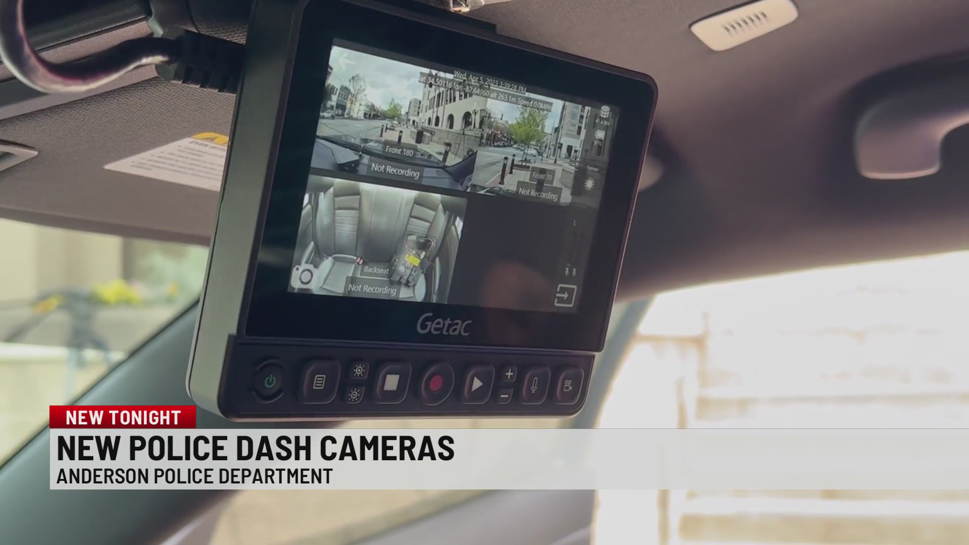 Anderson Police install new dash cameras in patrol cars – WSPA 7NEWS